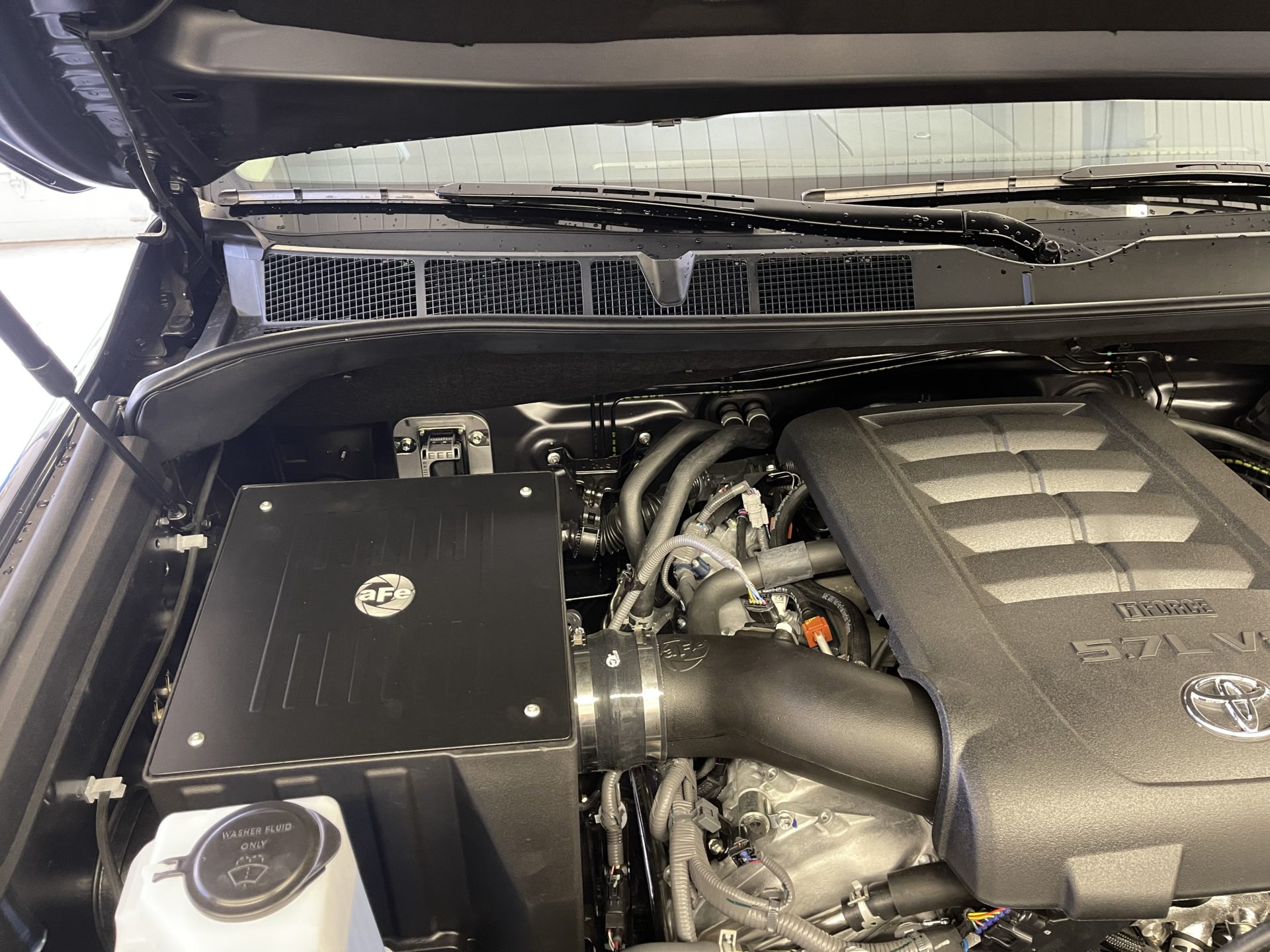 2021 Tundra TRD AFE Cold Air Intake & Flowmaster True Dual Exhaust ...