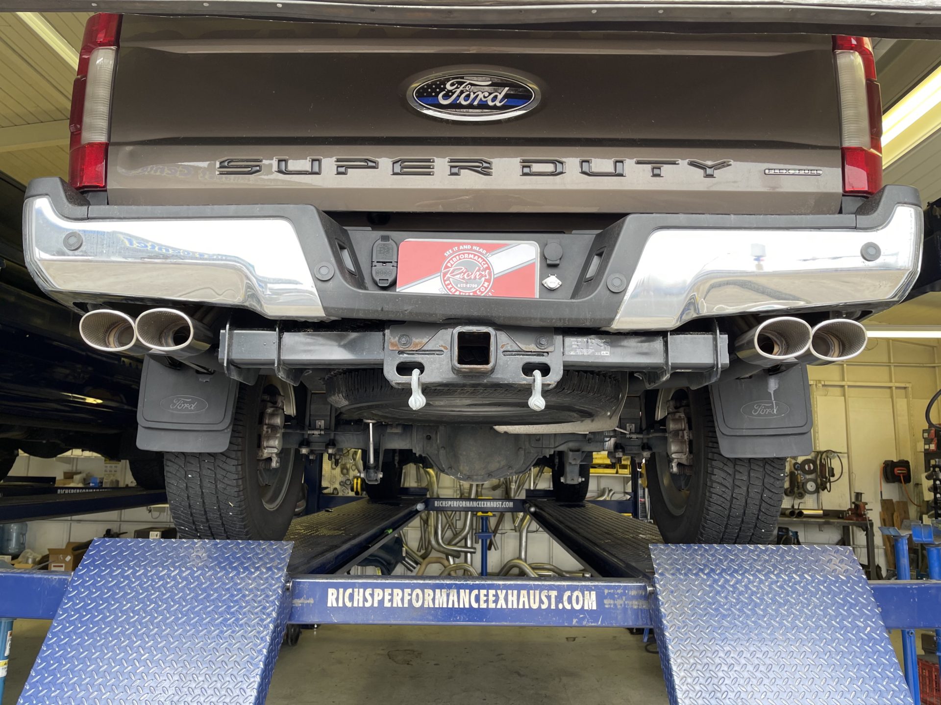 2017 Ford F-250 6.2 Flo~Pro True Dual Exhaust - Richs Performance Exhaust